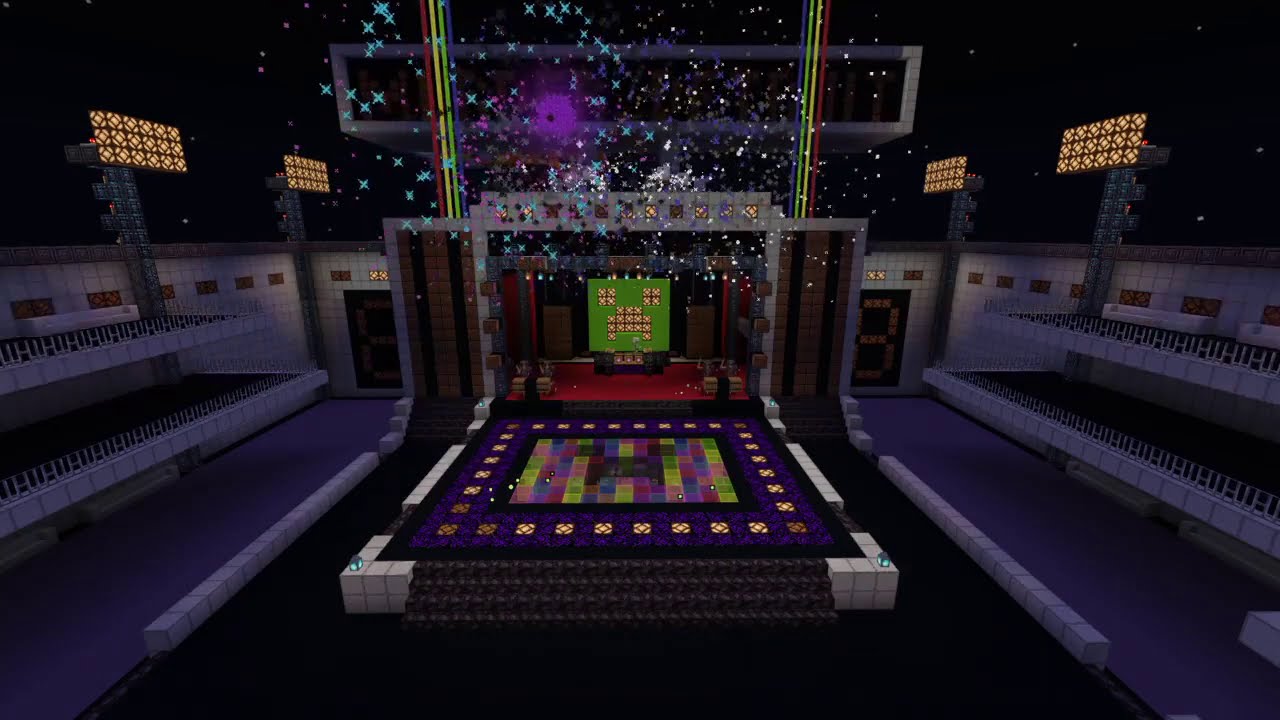Minecraft Concert Build (New bedrock edition) - YouTube