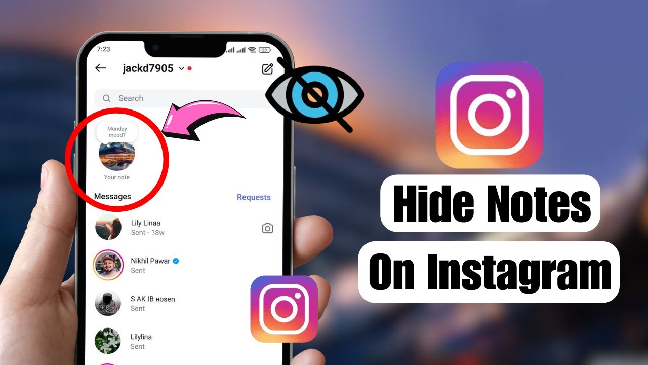 How To Hide Notes On Instagram - YouTube