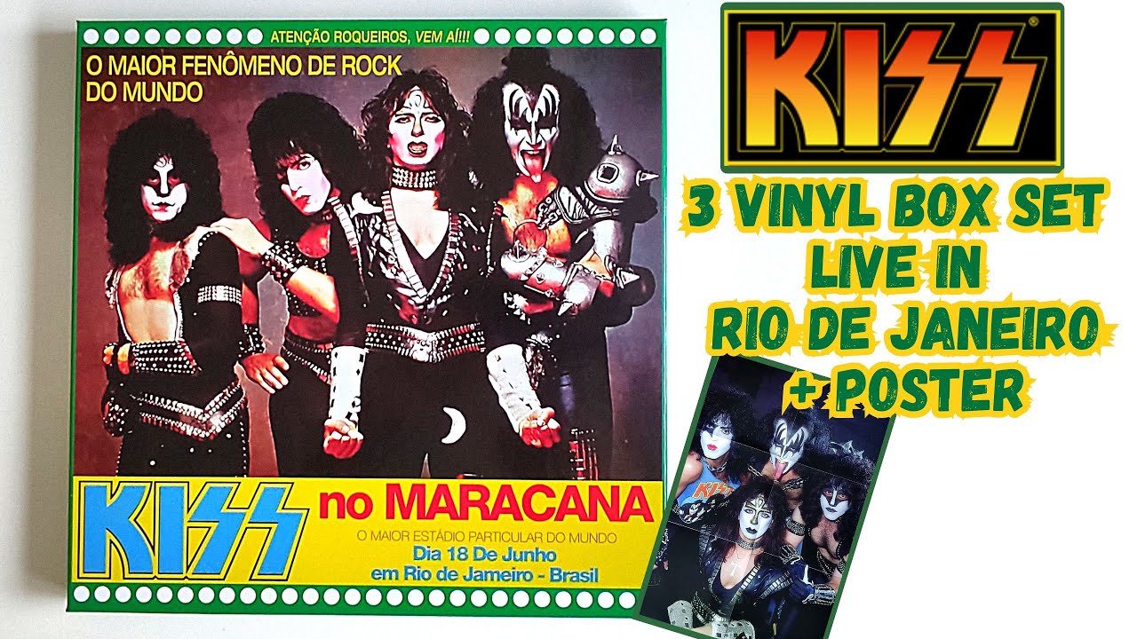 Unboxing KISS 1983 live in Brazil 3 LP Vinyl Box Set | Creatures of the ...