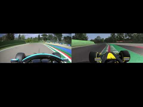 Fake 2022 vs Real 2021 at Imola
