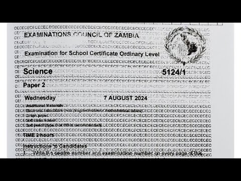 2024 GCE SCIENCE paper 2 || chemistry || section A fully answered ...