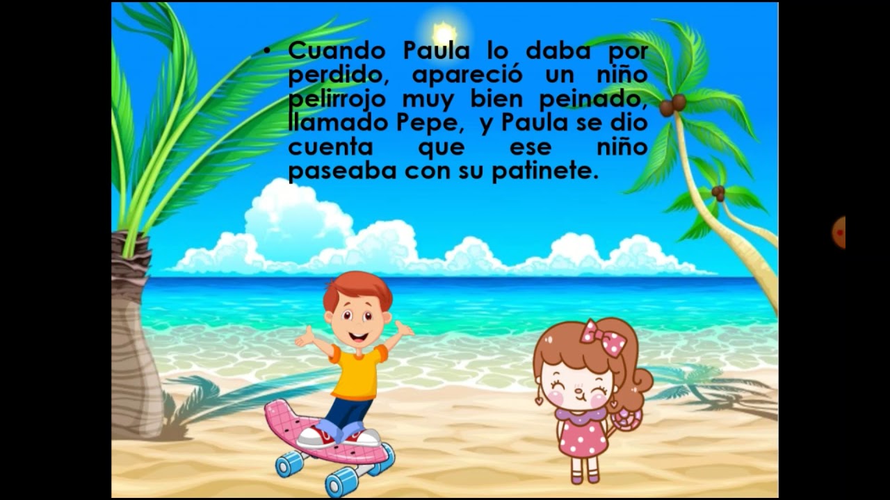 Cuento letra P,p "Paula y su patín" - YouTube