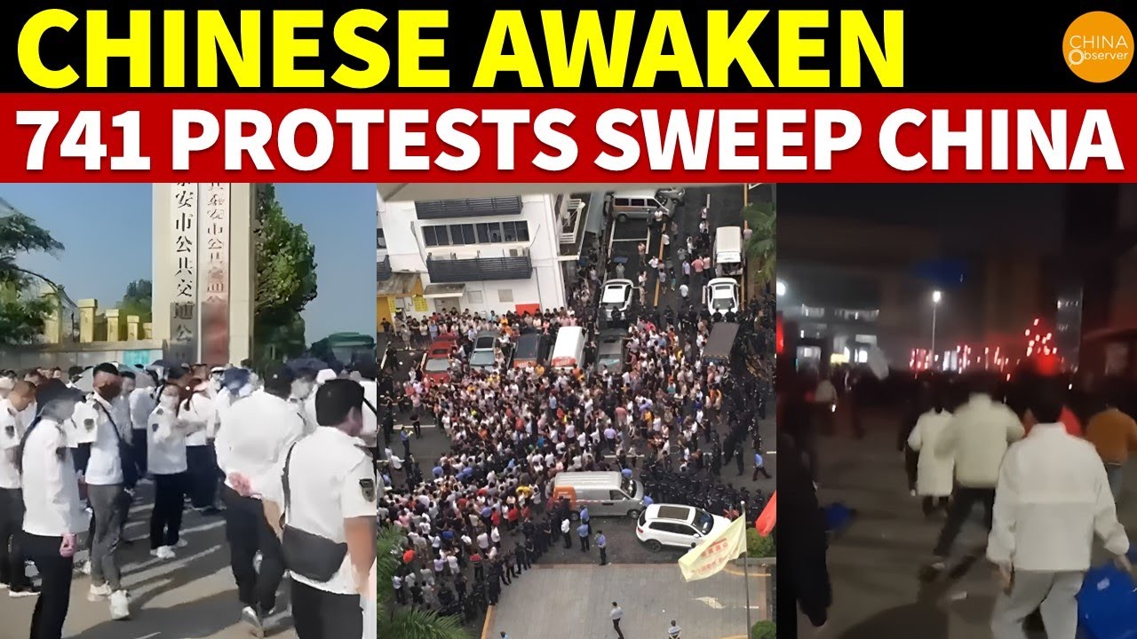 Chinese Awaken, Protest Wave Sweeps Across China! 741 Cases Marked H1 ...