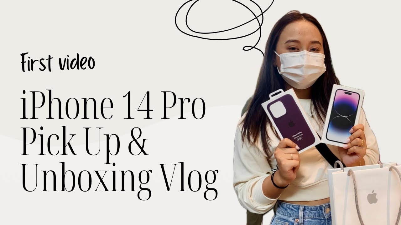 iPhone 14 Pro Unboxing & Store Pick-up at Central World Bangkok 🇹🇭💜 # ...