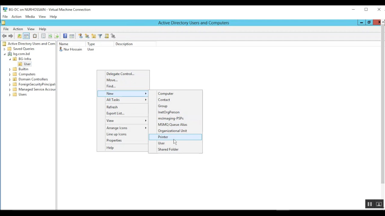 Add UPN Suffix in Windows Server 2012 R2 - YouTube