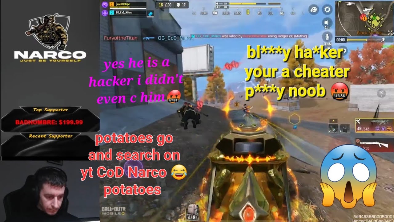 CoD Narco was called hacker by this squad after this 🤯| CoD Narco ...
