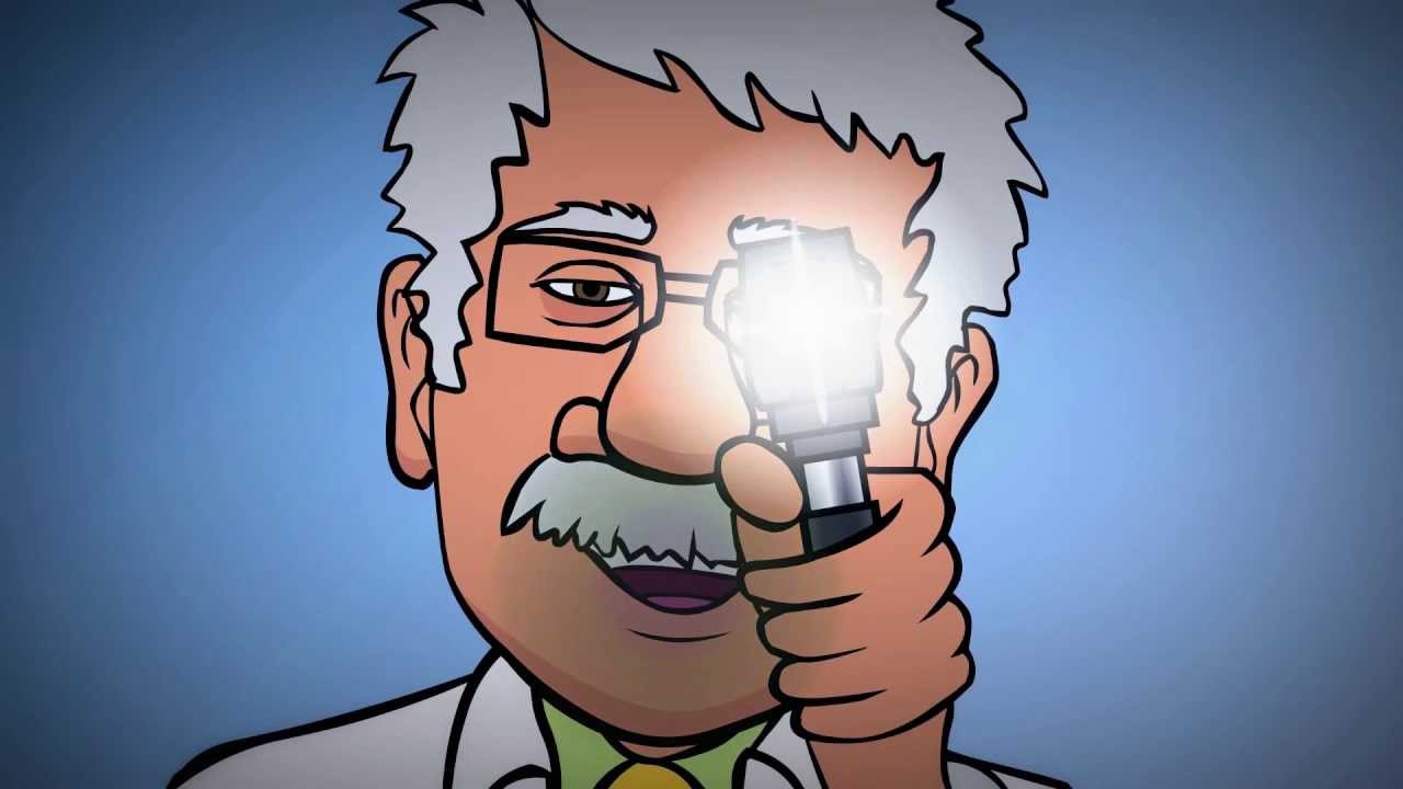 Brian Regan Cartoon - Eye Doctor - YouTube