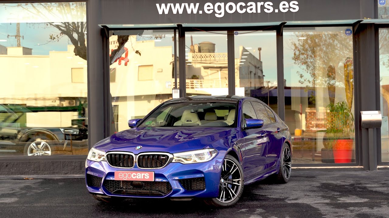 Bmw M5 Blue 2018 600Cv 4K REVIEW - YouTube