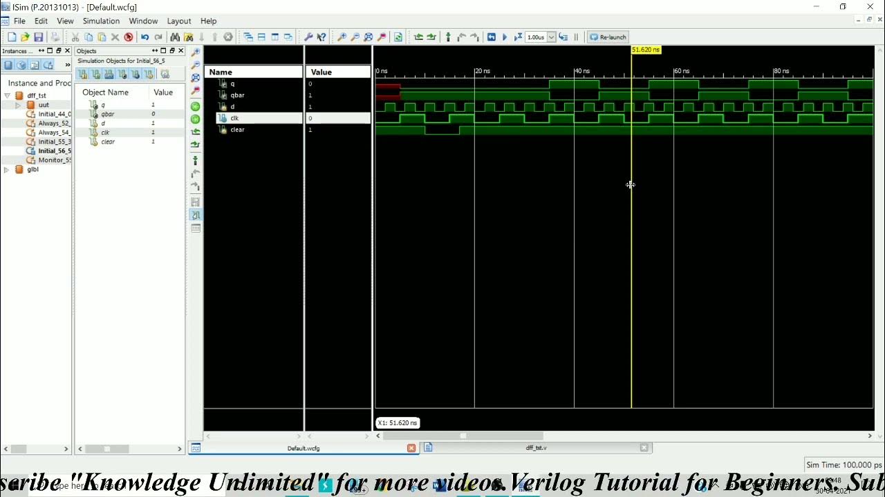 Tutorial 27: Verilog code of D Flip Flop || #VLSI || #Verilog @knowledgeunlimited - YouTube