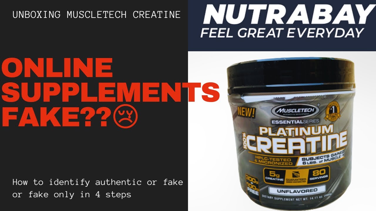 Unboxing muscletech creatine | How to identify original or fake ...