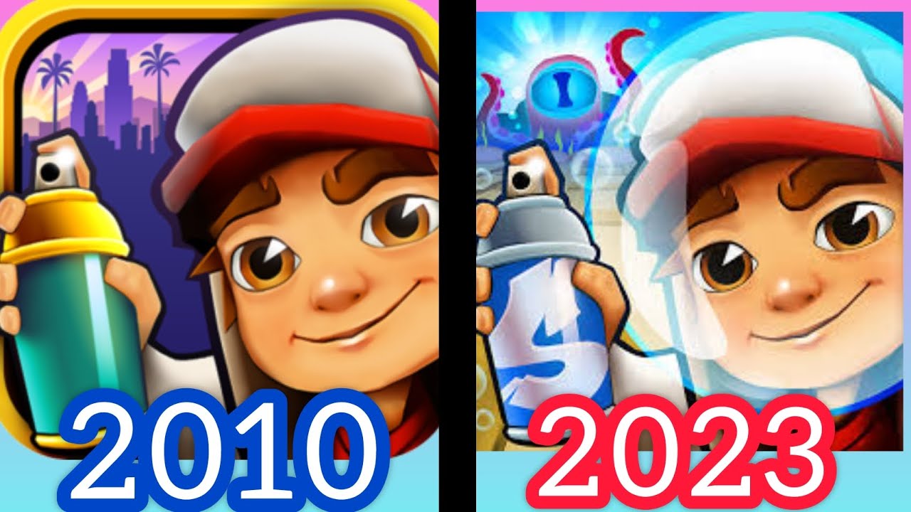 History of subway surf game in the last ten years - YouTube