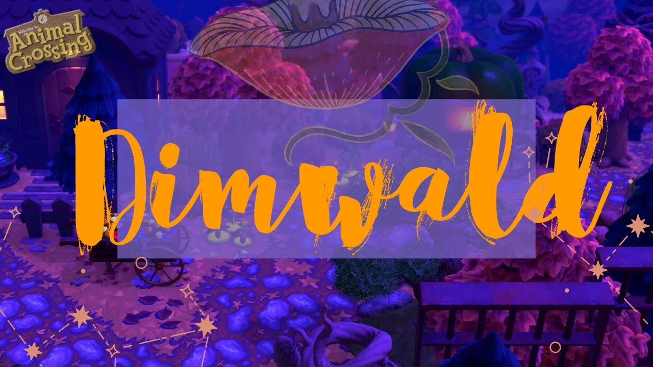 🍂 a dark, mysterious forest island 🌙 | ACNH Island Tour - YouTube