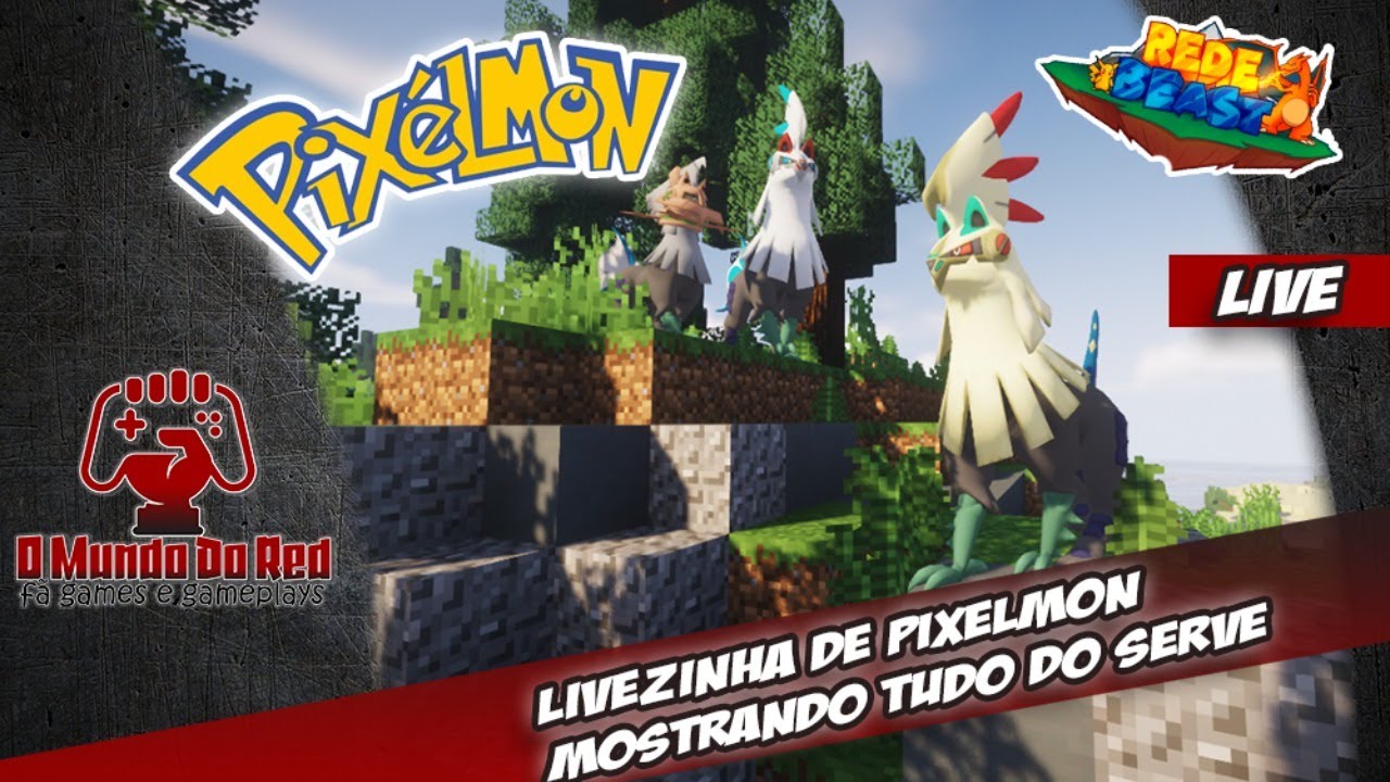 Pixelmon ao vivo, jogando e dando dicas - YouTube
