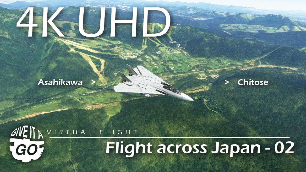 4K - Flight across Japan / Section 2 - Virtual Scenic Flight 033 - YouTube