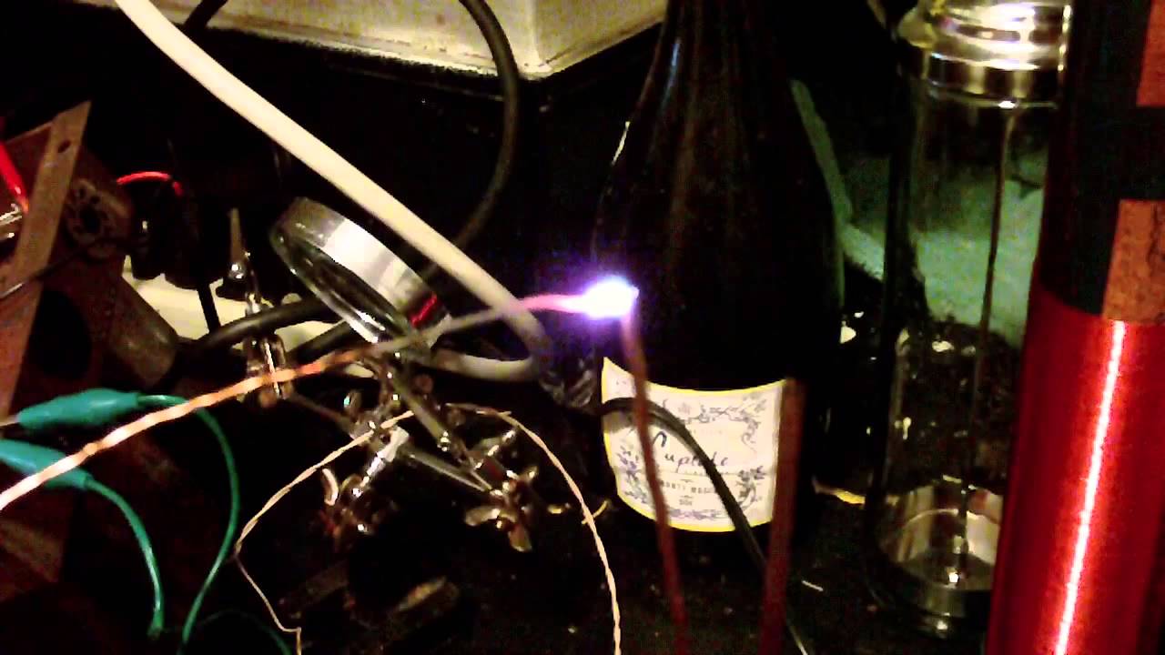 playing with a ignition coil a signal generator and audio power mono ...