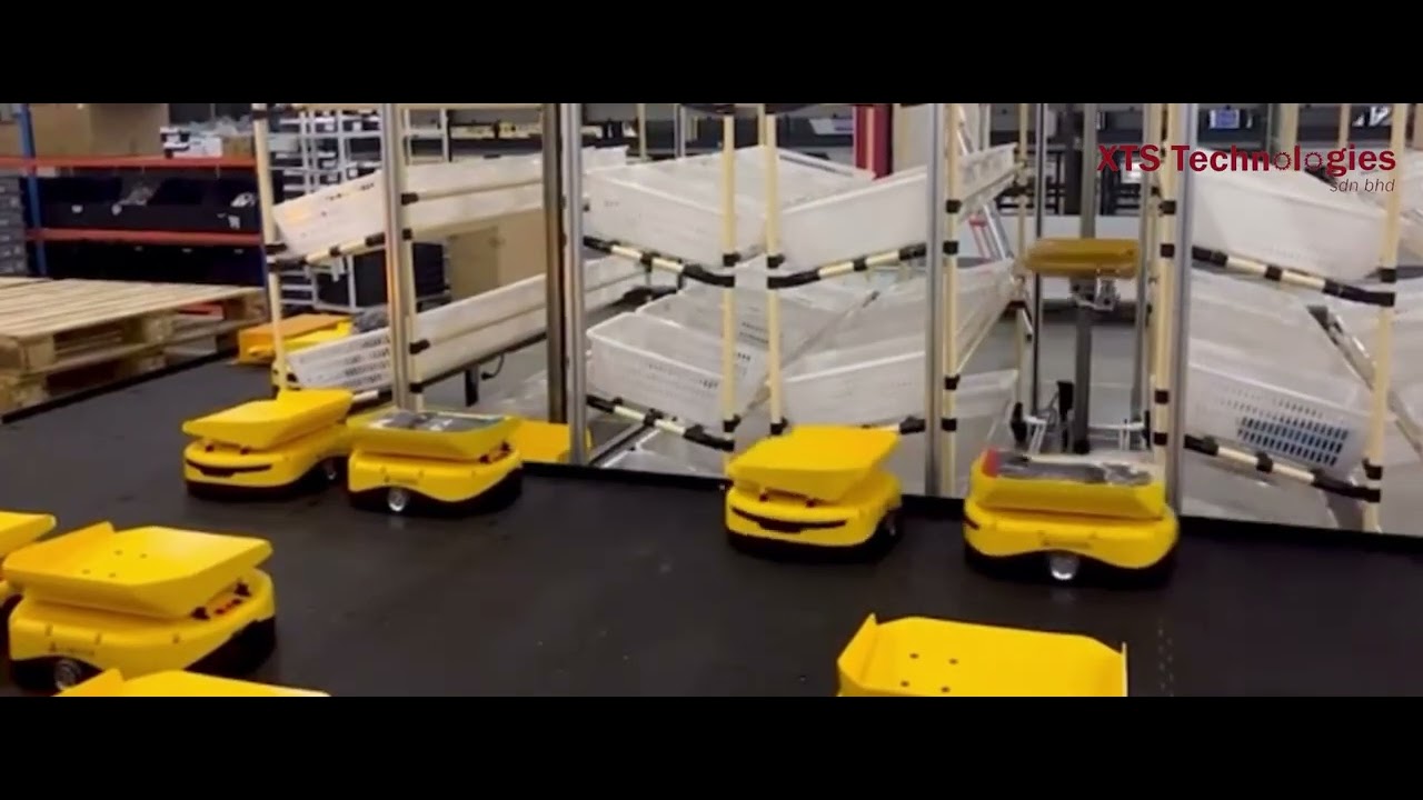 Sorting AGV for apparels and retails pharmacy outlet high throughput ...