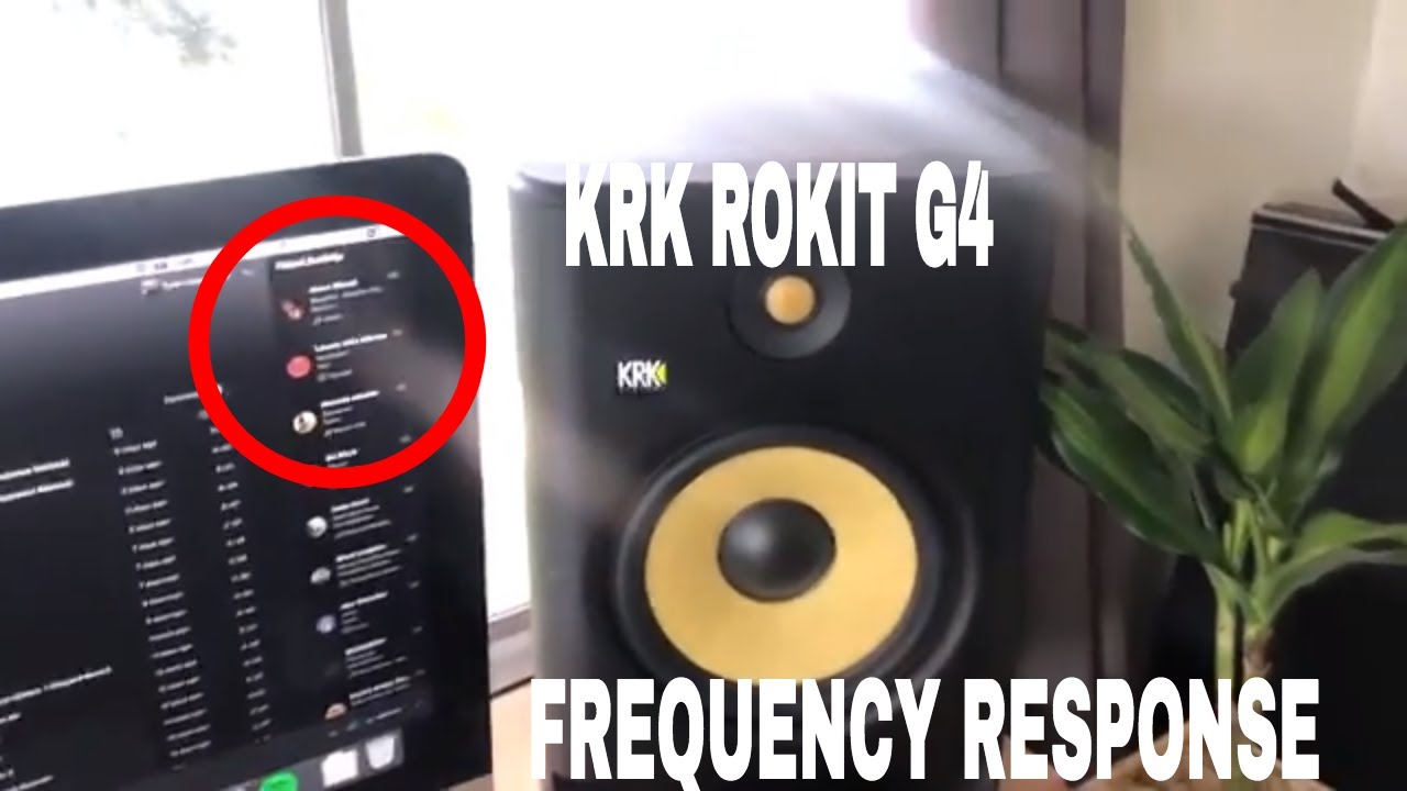 KRK Rokit G4 Frequency Response Information 🔴 - YouTube