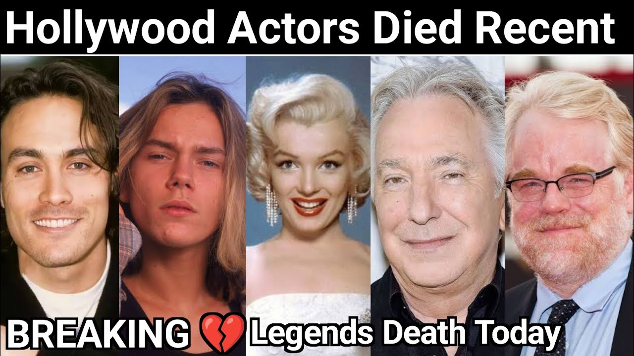 Hollywood Legend's Death Recently | Hollywood Actors Died today - YouTube
