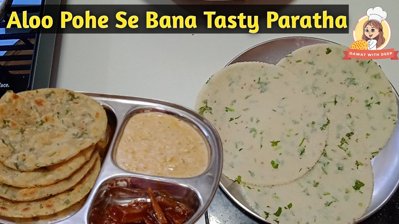 पोहे आलू से बनाए टेस्टी पराठा|Paratha Recipe|Poha Paratha|Poha Aloo ...