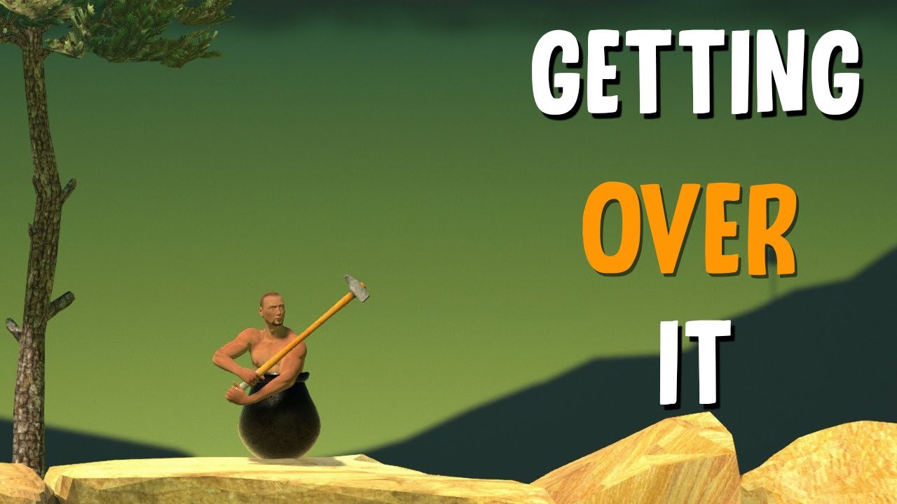 Getting Over it Livestream(Late Night chill )Playing for the first time ...