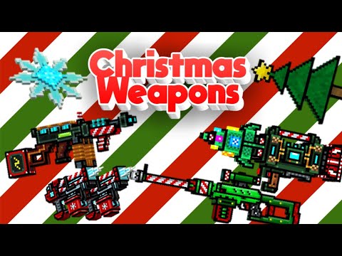 Happy Late Christmas!!! | Pixel gun Christmas Weapons Review - YouTube