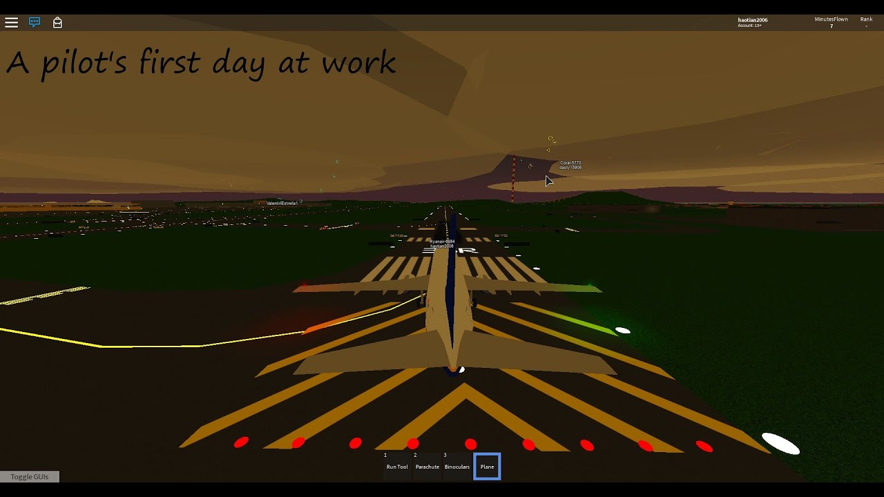 A pilot's first day at work|roblox|Pilot Training Flight Simulator ...