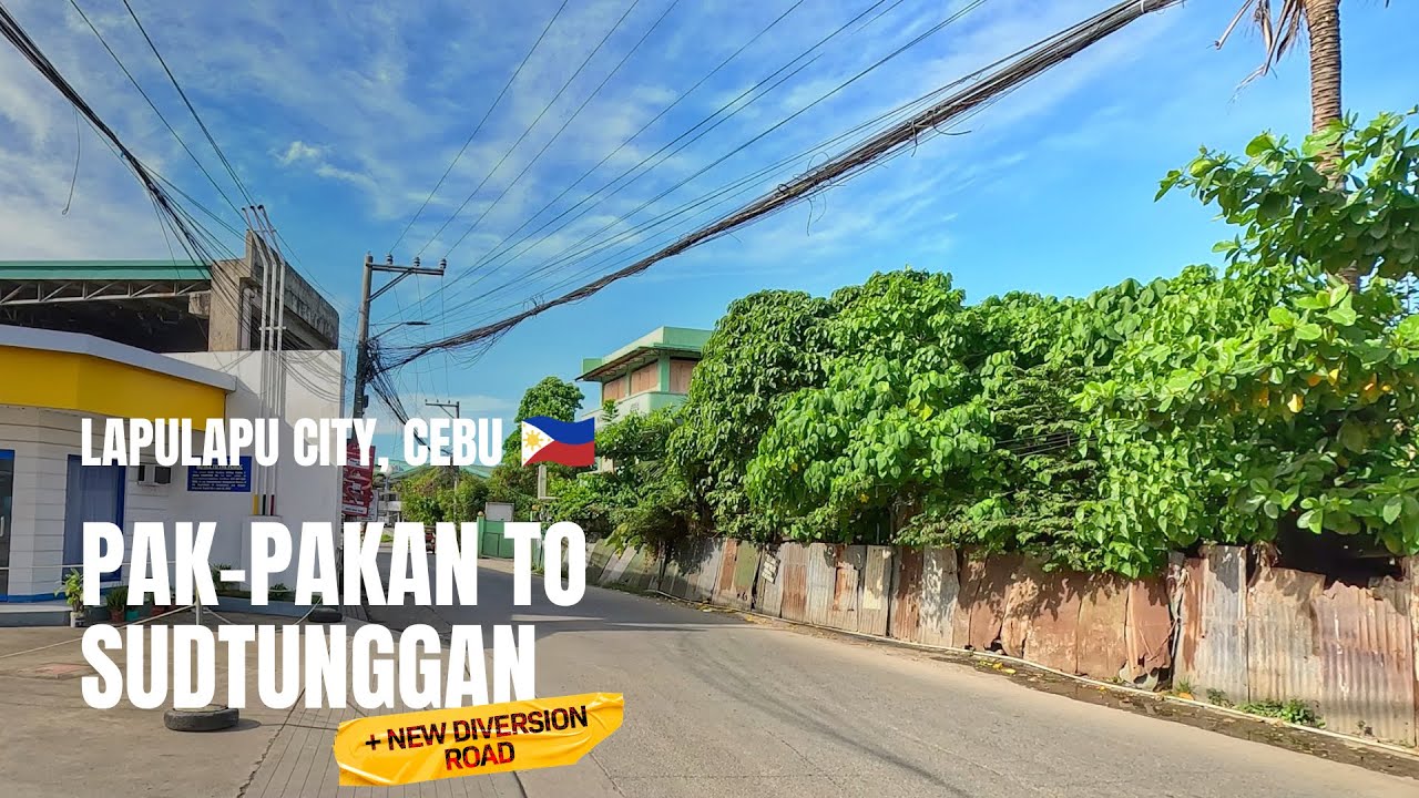 🇵🇭 [4K] Pak-pakan to Sudtunggan Road Walking Tour + New Diversion Road ...