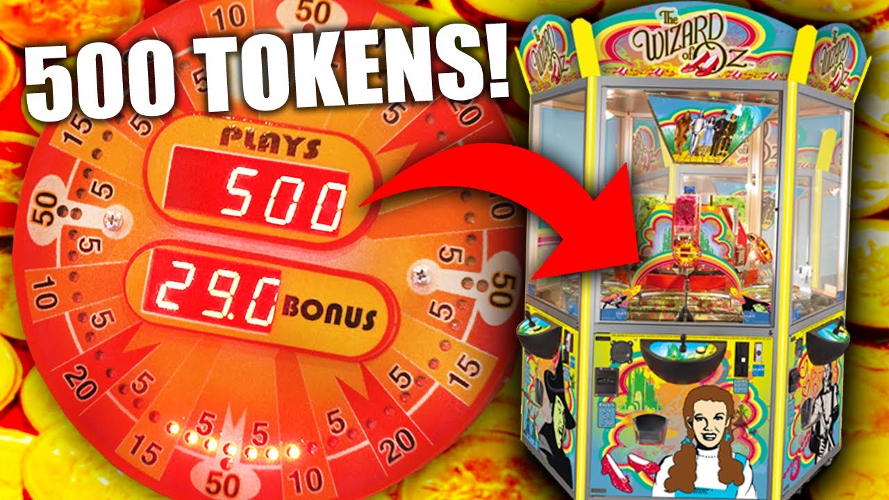 Putting 500 Tokens in the Coin Pusher! - YouTube