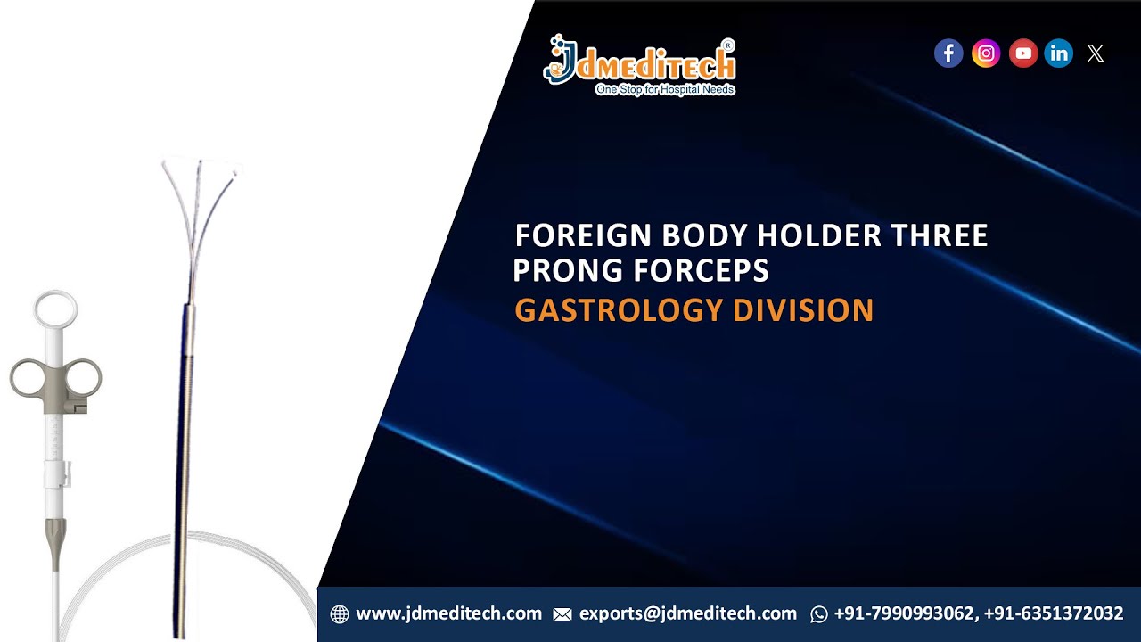 Foreign Body Holding Forcep (2,3,4 Prong) | Endoscope | Gastrology ...