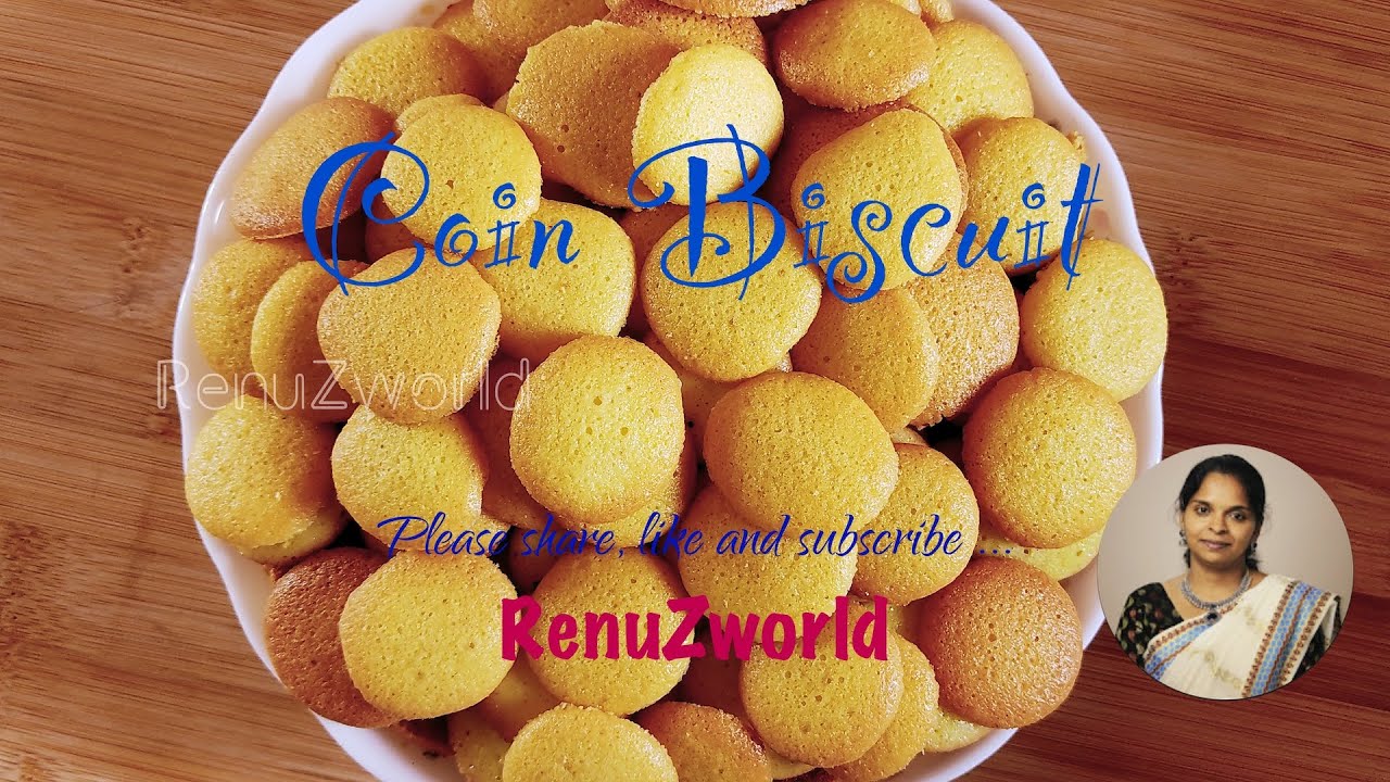 Coin Biscuit | Egg Biscuit | Mutta Biscuit without Oven and with Oven ...