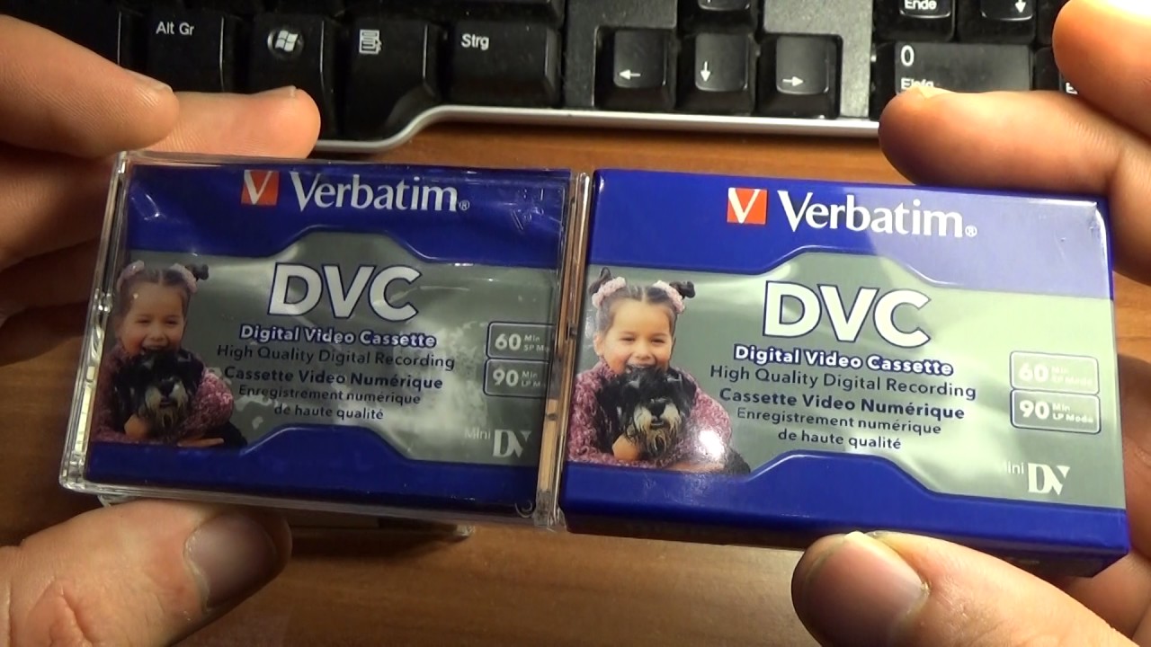 save your tape label mini dv - YouTube