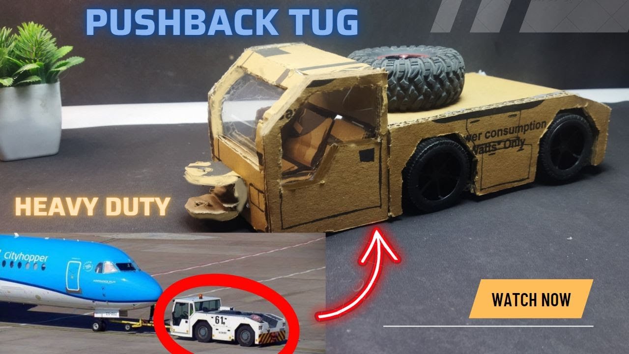 How to make a amazing and heavy duty pushback tug at home with ...
