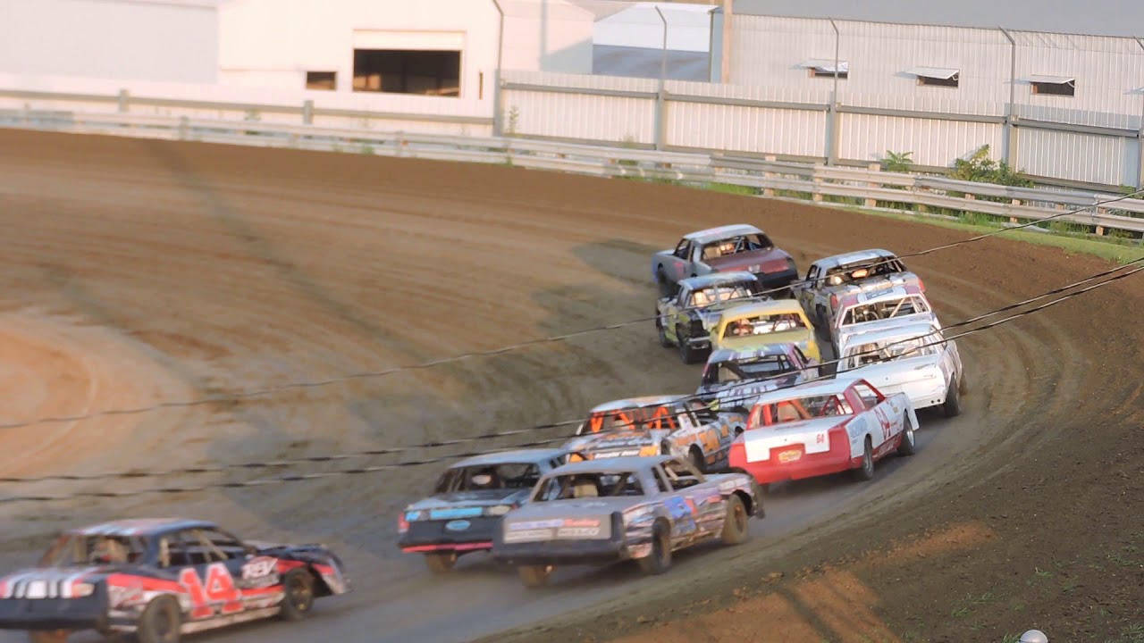 July 28, 2018 IMCA Hobby Stock Feature at Independence Motor Speedway ...