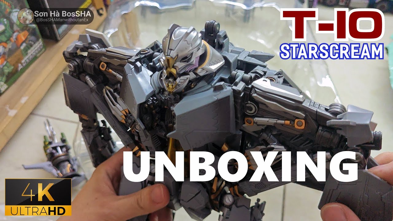 UNBOXING T10 - STARSCREAM (Transformers Bay-verse) - EARTHQUAKE - Star ...