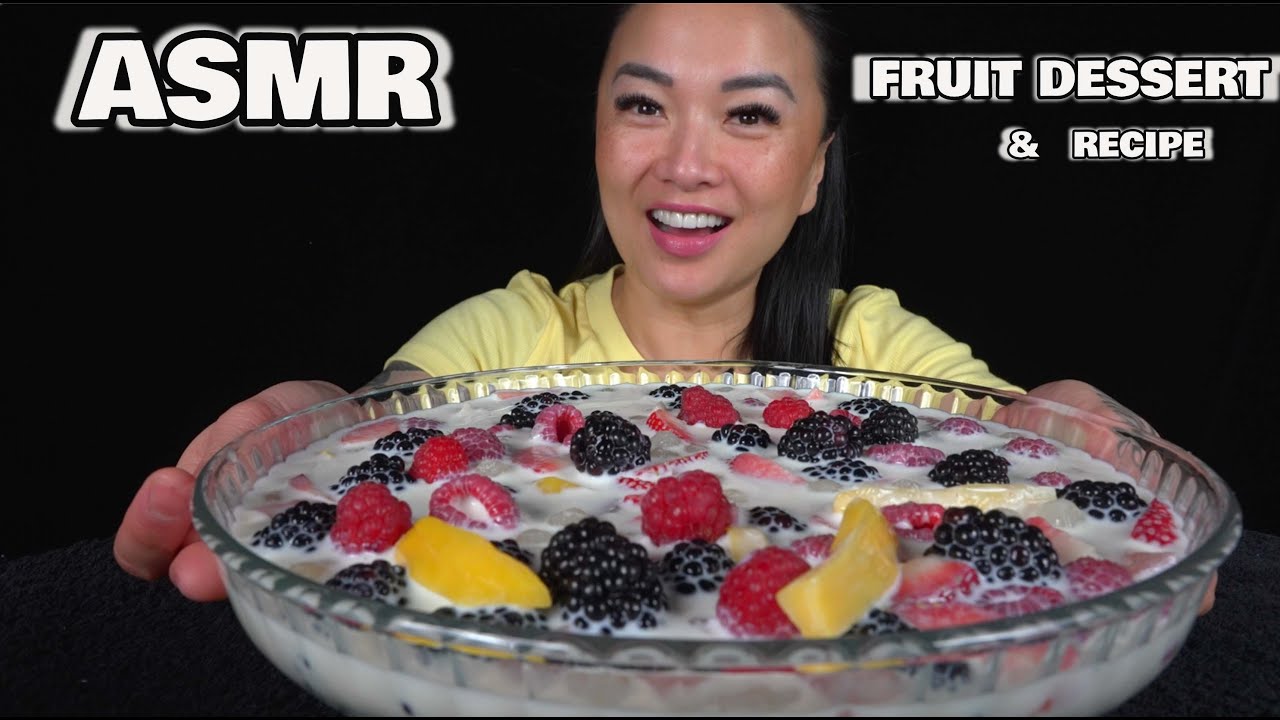 ASMR DELICIOUS EASY FRUIT BOWL (EATING SOUNDS) NO TALKING | SAS-ASMR ...
