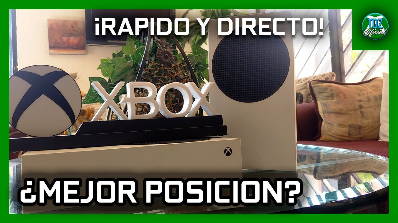 MEJOR POSICION DE XBOX SERIES S - ¿Horizontal o Vertical? - YouTube