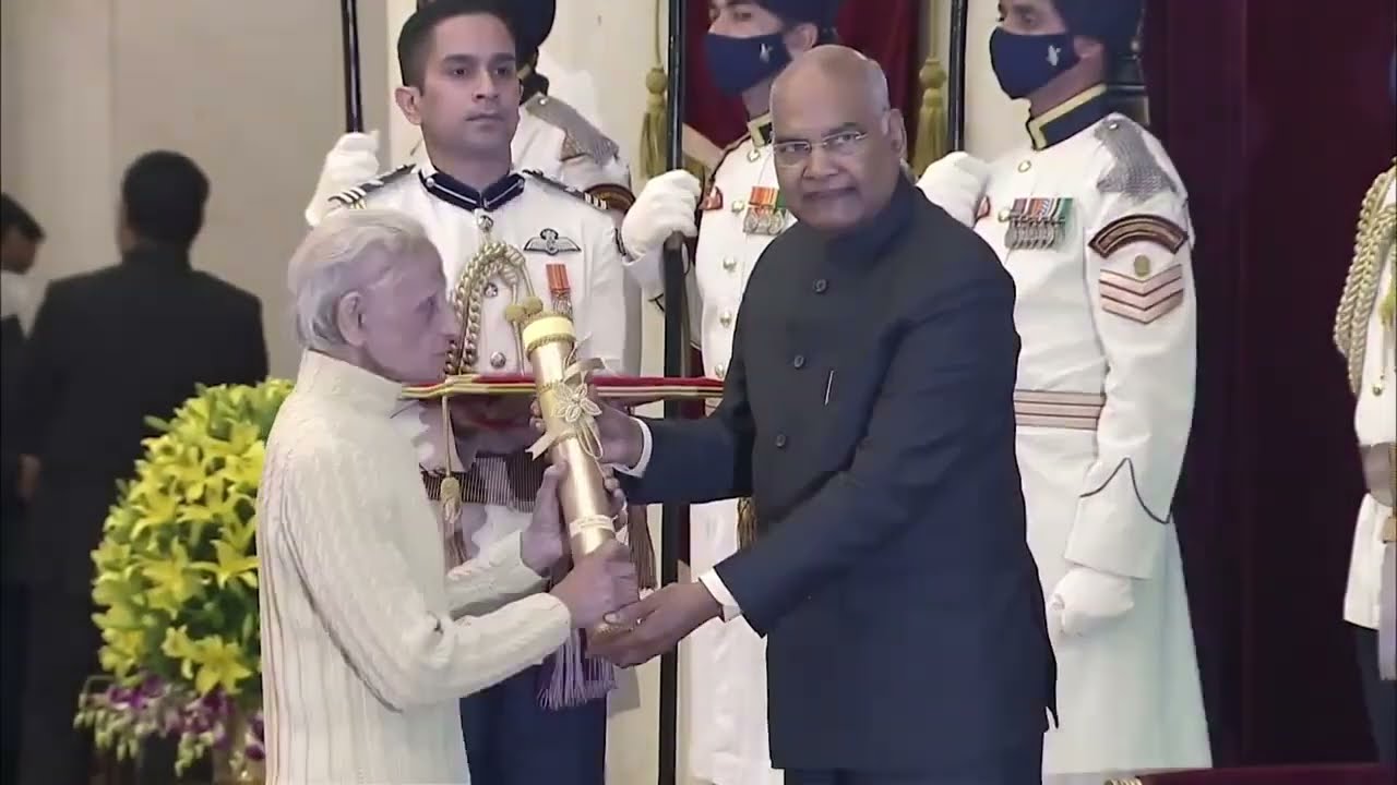 President Kovind presents Padma Shri to Dr Sujoy Kumar Guha for Science ...