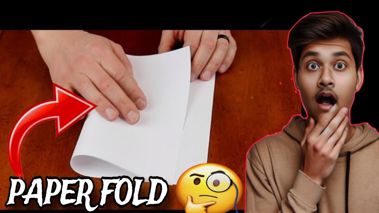 Paper fold | small and big Paper | experiment | video | 🧻🧻 - YouTube