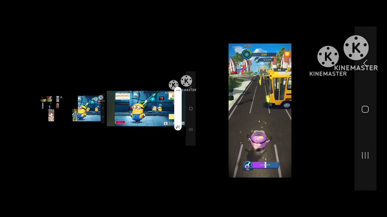 up to faster 86 parison to minions rush to illumination - YouTube