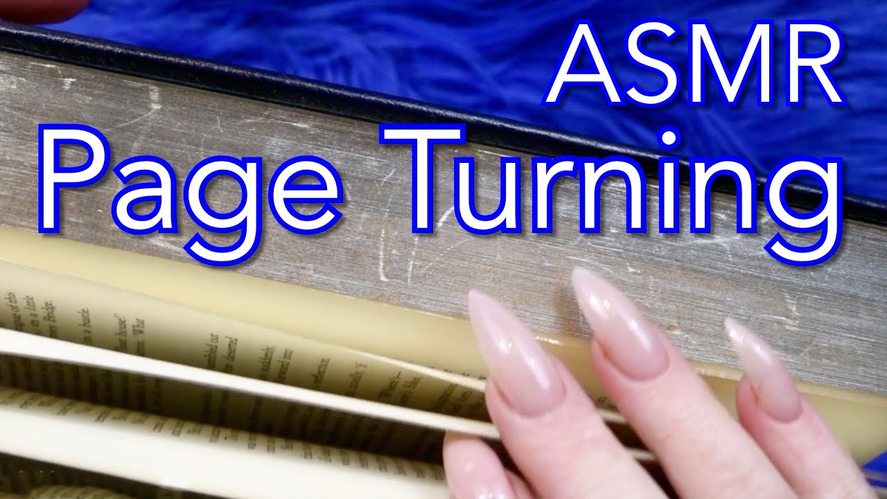ASMR PAGE TURNING | Fall asleep to Relaxing Sounds of Crinkly Page ...