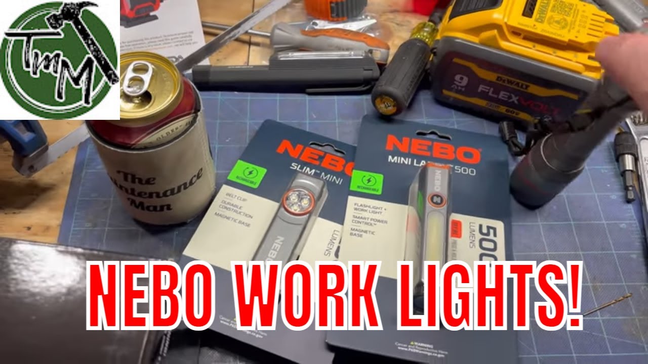 NEBO lights! how GOOD are they? - YouTube