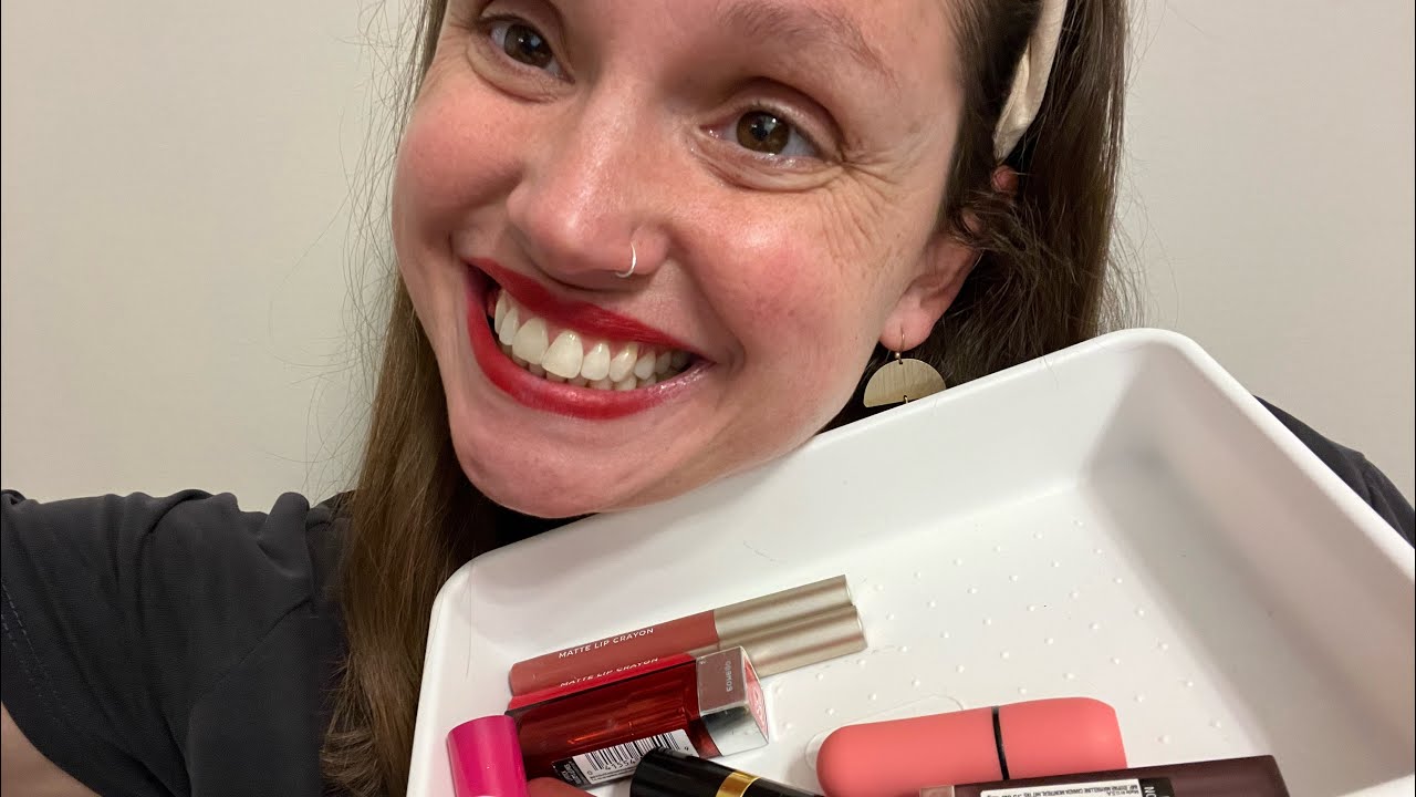 ASMR - Lipstick Blowing Bubbles! Requested Video!! Whispering - YouTube