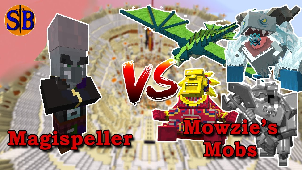 Magispeller (Illage and Spillage) vs Mowzie's Mobs | Minecraft Mob ...