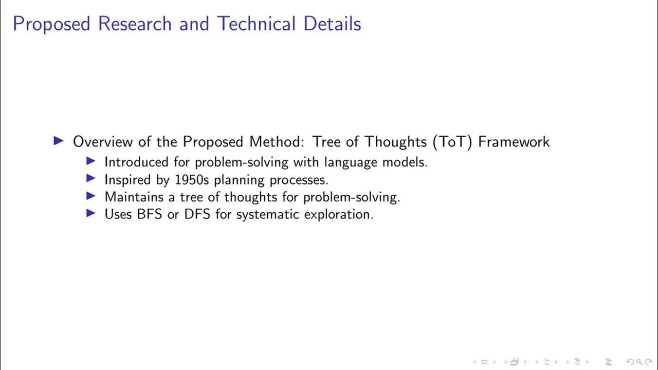 Tree of Thoughts: Deliberate Problem Solving with Large Language Models - YouTube