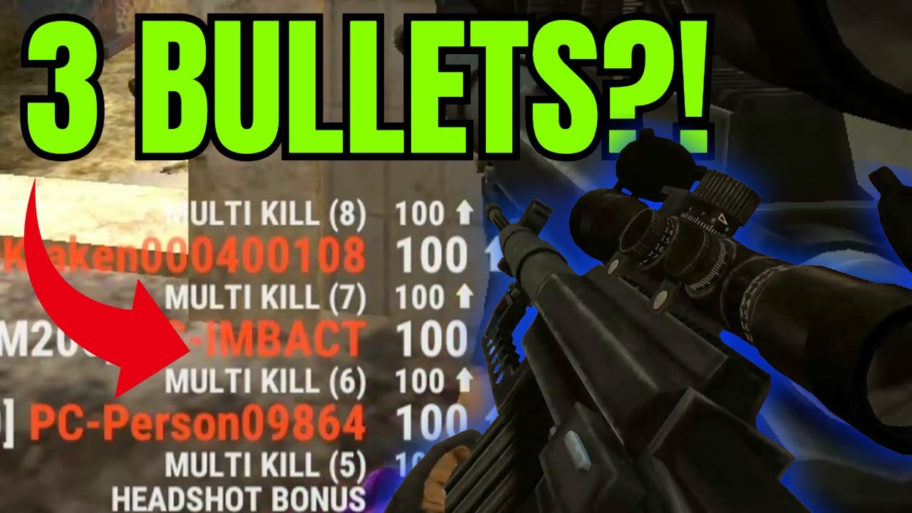 39 SECOND SNIPING NUKE with INSANE multi kill! Bullet Force - YouTube