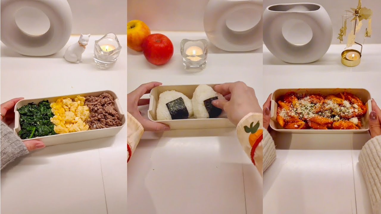 [ASMR] Pack my lunch with me 🍙🍱 Bento compilation - YouTube