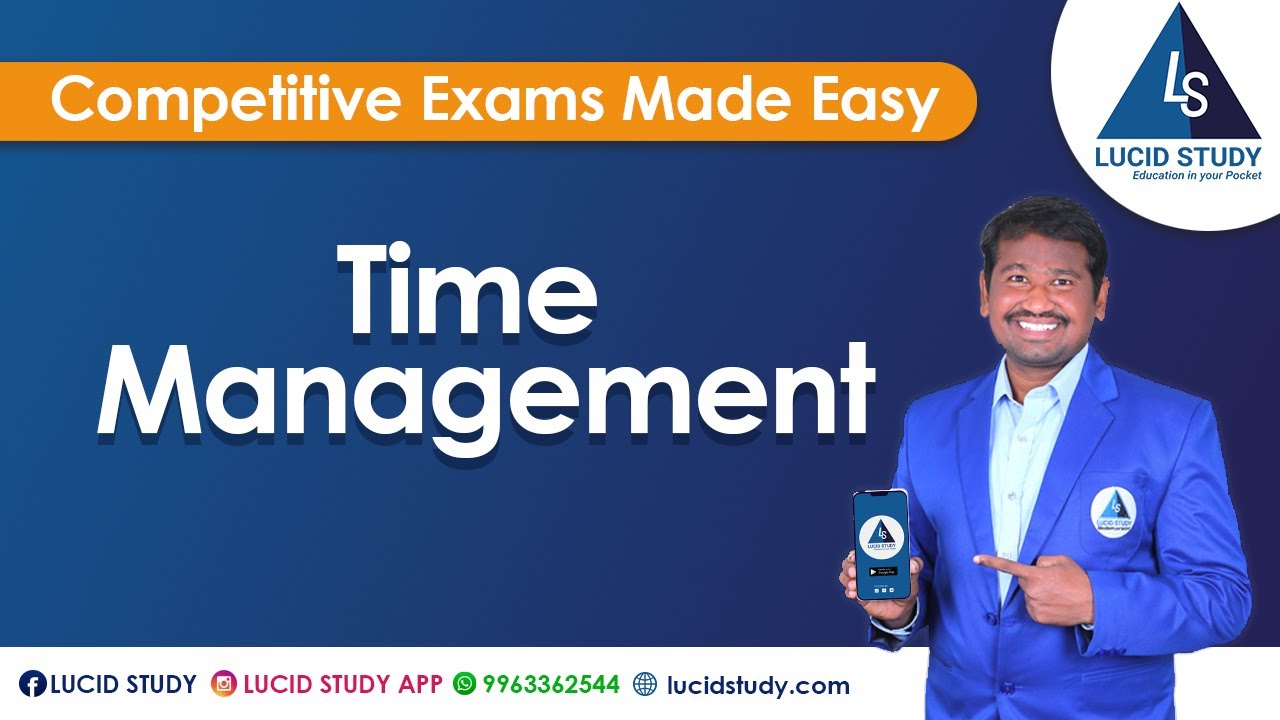 Time management for competitive exam | Online Study App | Lucid Study - YouTube