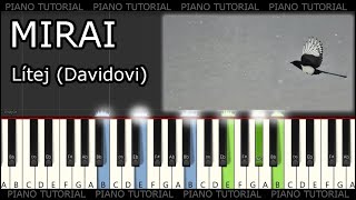 Mirai - Lítej (Davidovi) Piano tutorial + noty Chords - Chordify