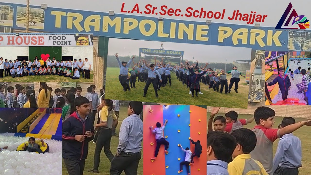 Trampoline Park Rohtak Haryana L.A.School Jhajjar #kids #celebration # ...