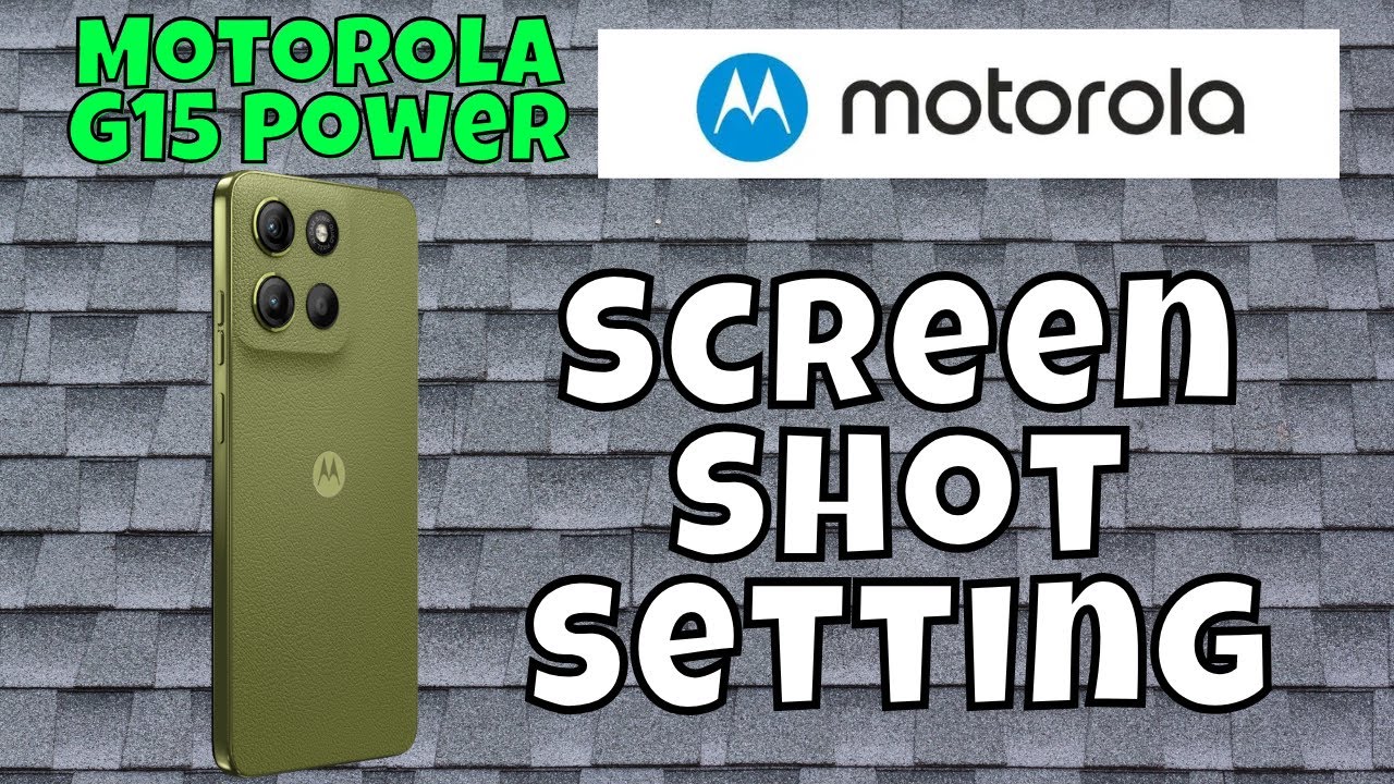 Ways to Take ScreenShot Motorola G15 Power || How to take a screen shot ...